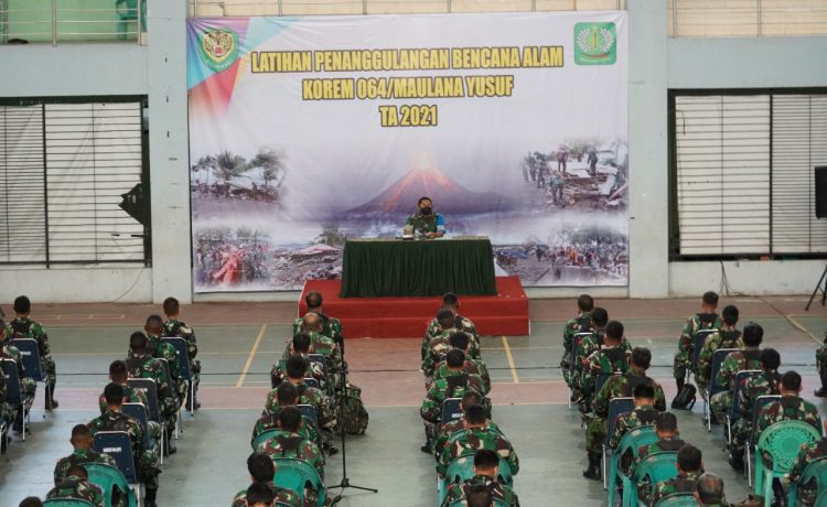 Korem 064/MY Gelar Latihan Penanggulangan Bencana Alam – Harita.id