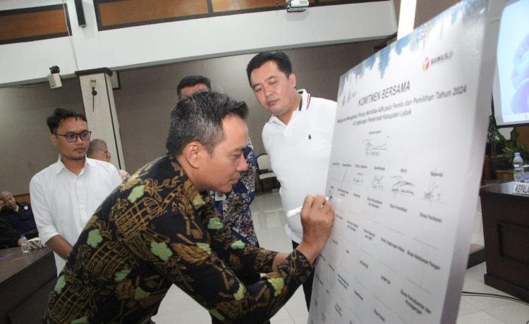 Jelang Pemilu dan Pilkada 2024, ASN Di Pemkab Lebak Tandatangani Netralitas – Harita.id