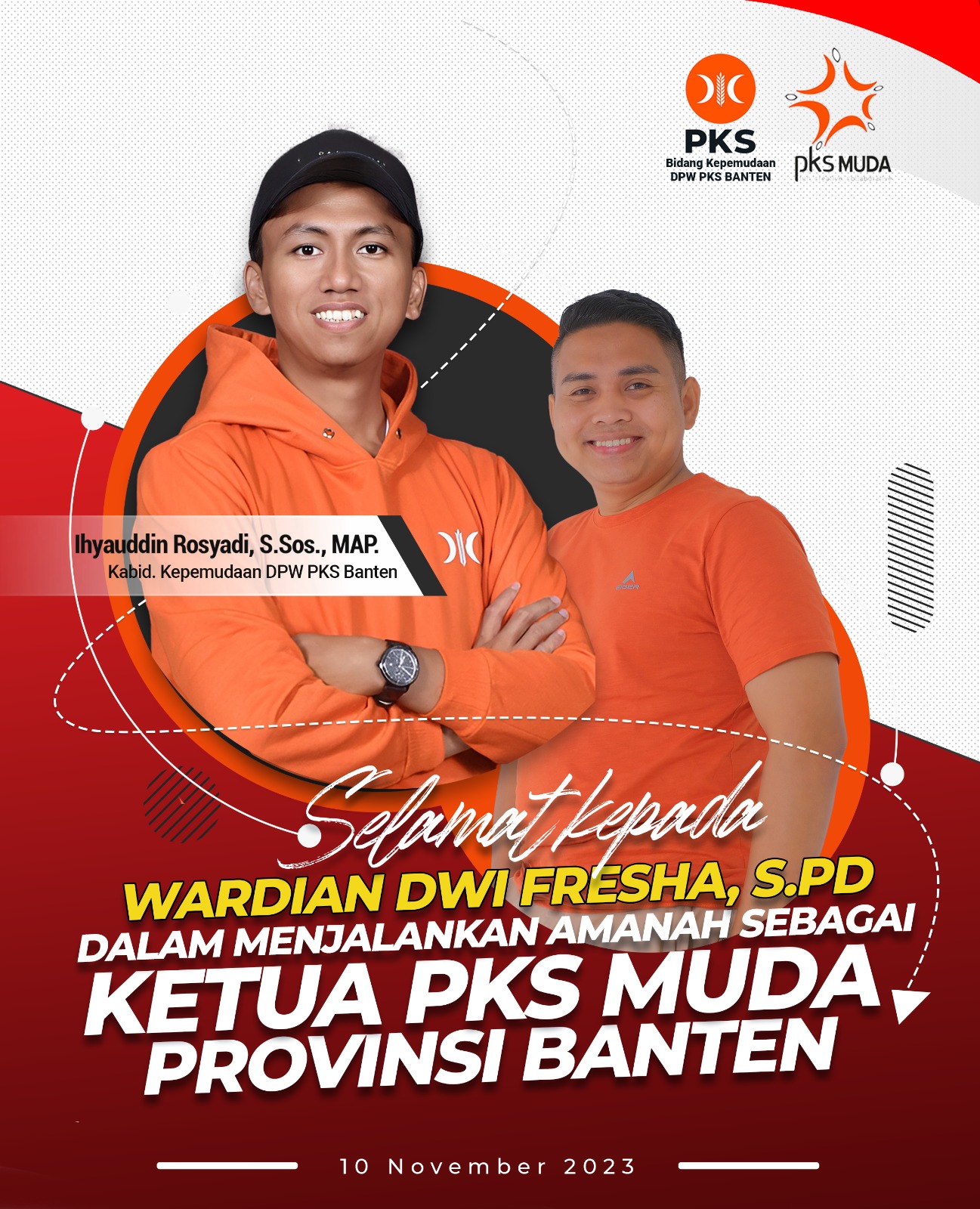 Wardian Dwi Fresha Ditetapkan Sebagai Ketua PKS Muda Provinsi Banten ...